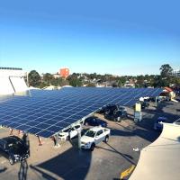 China Up To130mph Solar Carport 60kw for Car Port Parking Ground Mounting System​ for sale