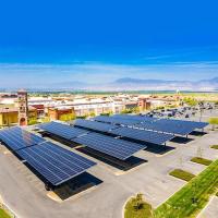 China Residential On Off Grid Solar Power Parking Lot Mounting Brackets PV Carport for sale