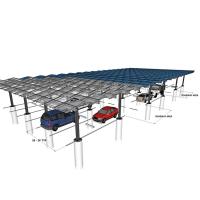 China Residential On Off Grid Solar Power Parking Lot Mounting Brackets PV Carport for sale