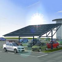China Vertical Horizental High Intensity Prefabricated Carport Racking Solar Systems for sale