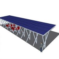 China Anodized Aluminum Residential Landscape Adjustable Advanced Carports, Solar Dedicated Support Bracket Solution for sale