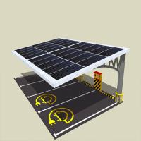 China Ease Configuration Installation Open Ground Anodized Aluminum PV Carport Mounting Brackets for sale