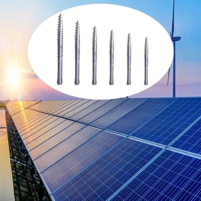 China Hot Dip Galvanized Ground Screw Piles 2.75mm 3mm 3.5mm Thickness for sale