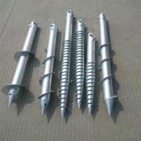 China 500~2500mm Length Ground Mounting Screw Pile Driving Rack for sale