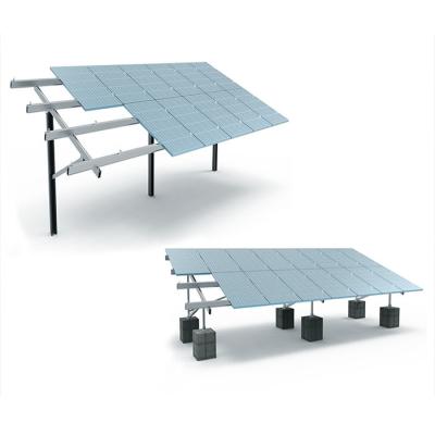 China 5~15 Degree Galvanized Stainless Steel SS304 Frame Solar Carport Structures for sale