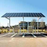 China Flexible 5deg-15deg 2.5~3m Width Single Multi Carport Solar Systems for sale