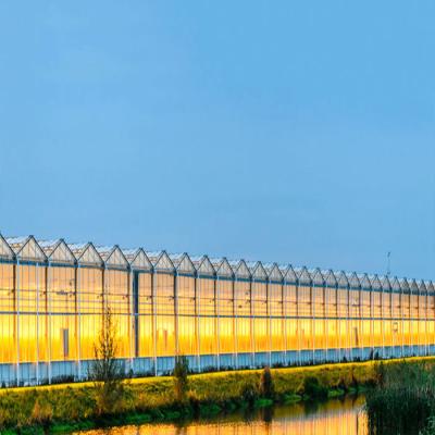 China Portrait Landscape Greenhouse Solar System 3KN/M2 Snow Load for sale