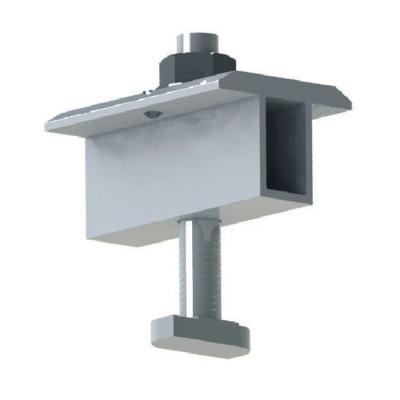 China AL 6005 T5 Roof & Ground Solar Panel Clamps for PV Mounting Structures for sale