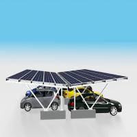 China 2.5m Height Anti Corrosion Residential Solar Car Parking Shed for sale