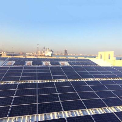 China 60deg Roof 0.5mm Solar PV Mounting Systems Wind Load 130mph for sale