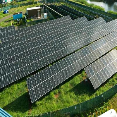 China 50deg Q235B Q345B Solar Panel Ground Mounting Systems for sale