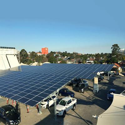 China Weather Proof Anodized Aluminum PV Carport Structures for sale