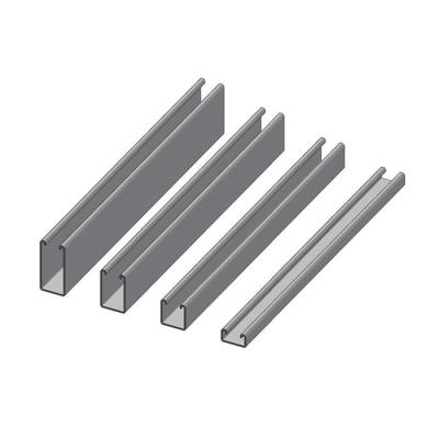 China HDG Cold Forming Galvanized U Channel For Photovoltaic Structure for sale