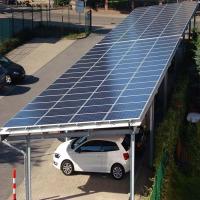 China Hot Dip Galvanized Residential Solar Carport Structures On Off Grid for sale
