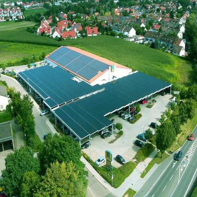 China Versatile Q235B Q345B HDG Steel Carport Solar Systems for sale