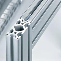 China 2560mm 3405mm 4200mm Anodized Aluminum Slotted Rail for sale