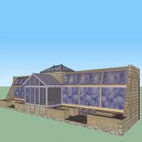 China Galvanized Anodized Greenhouse Solar Panel Roof Racking System for sale