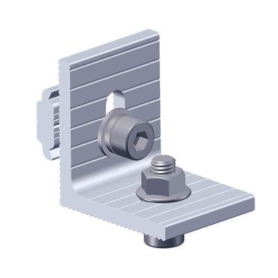 China Galvanized Q235B Steel PV Module L Connector for sale