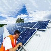 China 30psf Tile Roof Aluminum Alloy Solar Photovoltaic System for sale