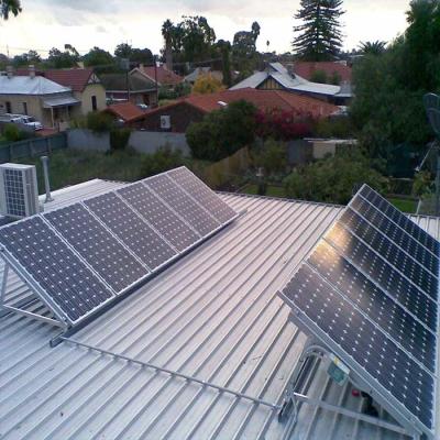 China Roof Mount Anodized SUS304 Solar Panel Racking System for sale