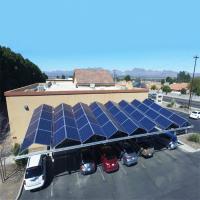China HDG Q345 Modern Carport Solar Rack Mounting System for sale