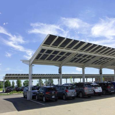China Anticorrosive Open Ground Carport PV System For Factory Parks for sale