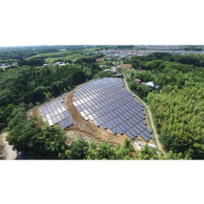 China ISO Lightweight Galvanized Steel Ground mounted PV Systems solar bracket solar structure for sale