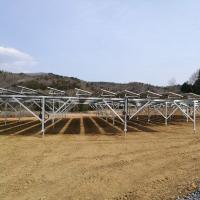 China 10 - 60deg Installation Aluminum 6005-T5 Ground mounted PV systems solar bracket for sale