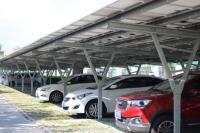 China On/Off Grid Carbon Steel Solar Panel Carport Mounting Structure for sale