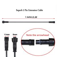 China Waterproof IP67 UL Listed & ETL Approved 16.5 ft SMY Deck Light Extension Cable for Outdoor Lighting for sale