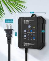 China 65W Outdoor Low Voltage Transformer With Timer And Photocell Sensor for sale
