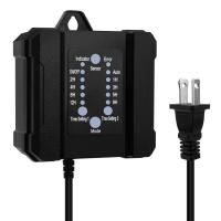 China 100W Outdoor Low Voltage Transformer with Timer and Photocell Sensor for sale