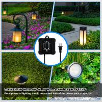 China 100W Outdoor Low Voltage Transformer with Timer and Photocell Sensor for sale