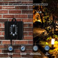 China 100W Outdoor Low Voltage Transformer with Timer and Photocell Sensor for sale