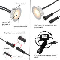 China 150 Grams Recessed Deck Lights Six Pack Engineered For Easy Installation In Decks Patios And Outdoor Entertainment Areas for sale