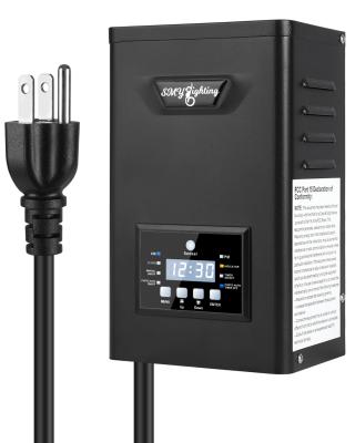 China Water Resistant Low Voltage Landscape Transformer Designed for Power Supply in Residential and Commercial Outdoor Lighting Systems for sale