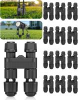 China Low Voltage Landscape Lighting Wire Connectors 12Pack Waterproof Rating IP65 Durable Electrical Connector for Outdoor Lighting Systems for sale