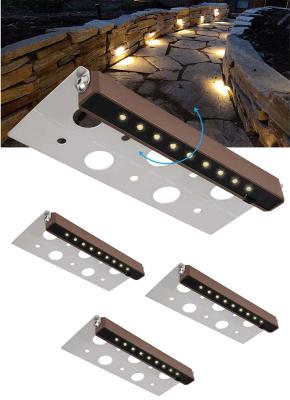 China Package Containing 16pcs Screws LED Hardscape Lighting 7 Inch 2.5W Warm White 4Pack Designed to Illuminate Outdoor Hardscape and Garden Pathways for sale