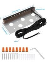 China LED Hardscape Lighting 7 Inch 2.5W Warm White 8Pack for sale