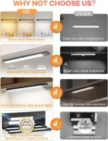 China Indoor Modern Lighting Systems Dimmable Under Cabinet Lighting 2Pack Lamp Luminous Flu 90LMW Designed for Conference Rooms and Work Areas for sale
