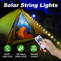China Energy Solar Powered 4 in 1 Camping String Lights Waterproof LED Lighting for Outdoor Including Tents Patios Gardens and Backyard Spaces for sale