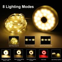 China Energy Solar Powered 4 in 1 Camping String Lights Waterproof LED Lighting for Outdoor Including Tents Patios Gardens and Backyard Spaces for sale