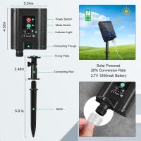 China Solar Rope Lights Outdoor 72FT 200 LED for sale