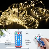 China Solar Rope Lights Outdoor 72FT 200 LED for sale