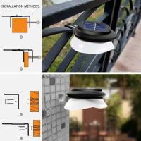 China Commercial Grade Solar Gutter Lights 4pack Built With Waterproof Materials And Solar Cells Ensuring Performance In Outdoor Lighting Applications for sale