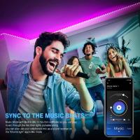 China RGB LED Strip Lights with Music Sync App Control and USB Powered for Dynamic Lighting for sale