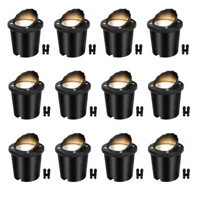China 50000 Hours Service Life Outdoor 12W Landscape LED In Ground Lights Warm White Perfect for Pathway Garden and Yard Illumination for sale