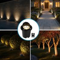 China 50000 Hours Service Life Outdoor 12W Landscape LED In Ground Lights Warm White Perfect for Pathway Garden and Yard Illumination for sale