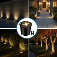 China SMY Lighting 12W Landscape LED In Ground Lights Outdoor Warm White For Driveway And Garden Lighting for sale