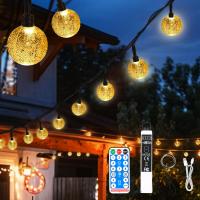 China SMY Lighting 22FT Rechargeable Battery String Light Perfect for Outdoor Decoration and Party Lighting Long Lasting LED Lights for sale